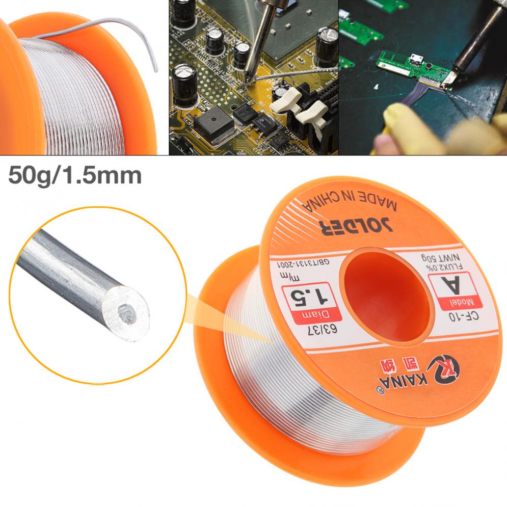 Welding Wires 63/37 50g 0.5-1.5mm No-clean Rosin C... – Vicedeal