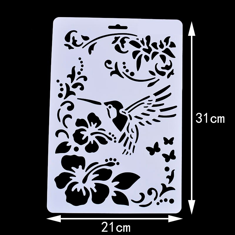 DIY Layering Stencil Masking Spray Template Scrapb... – Grandado