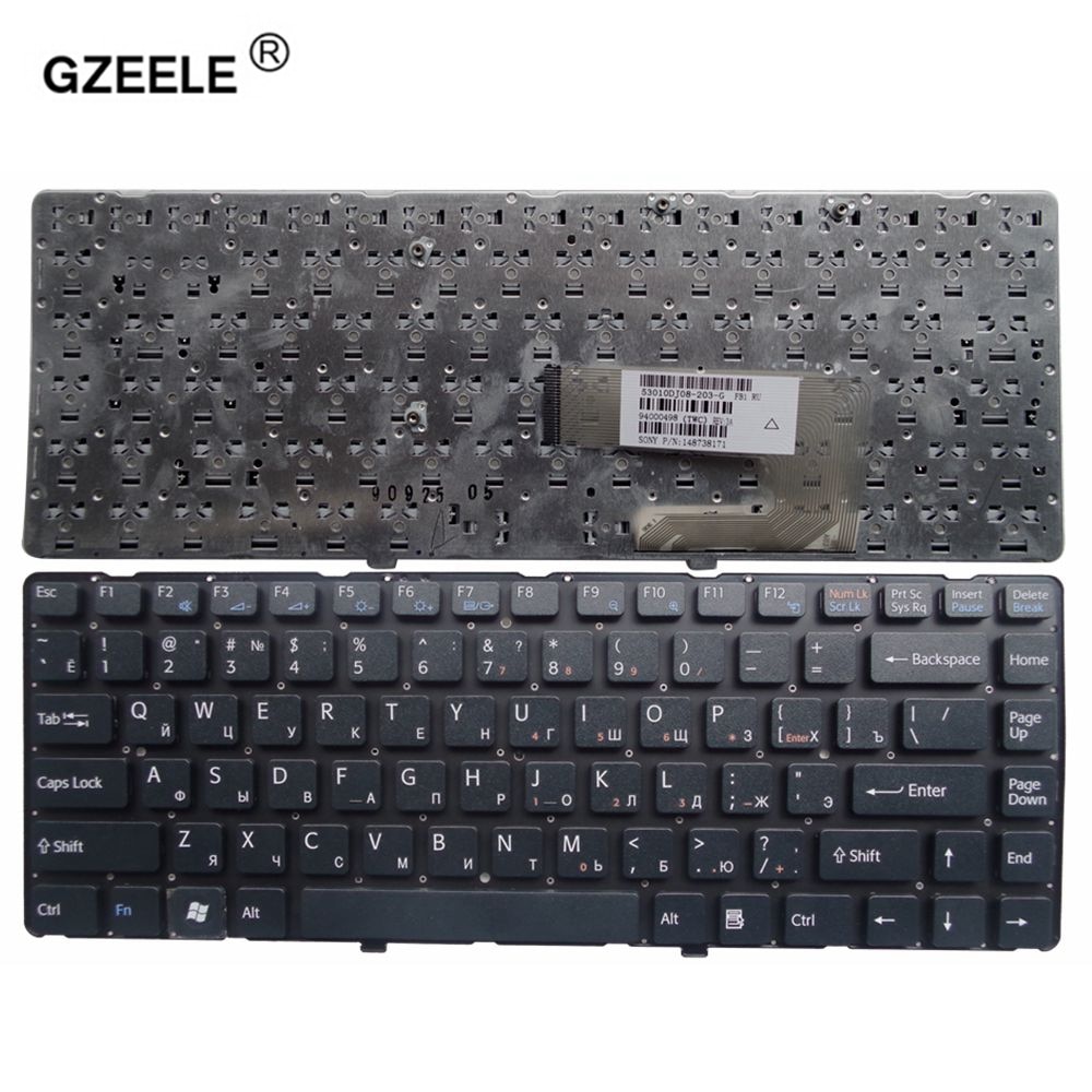 GZEELE Russian Keyboard for SONY NW NW25E NW18H NW... – Grandado
