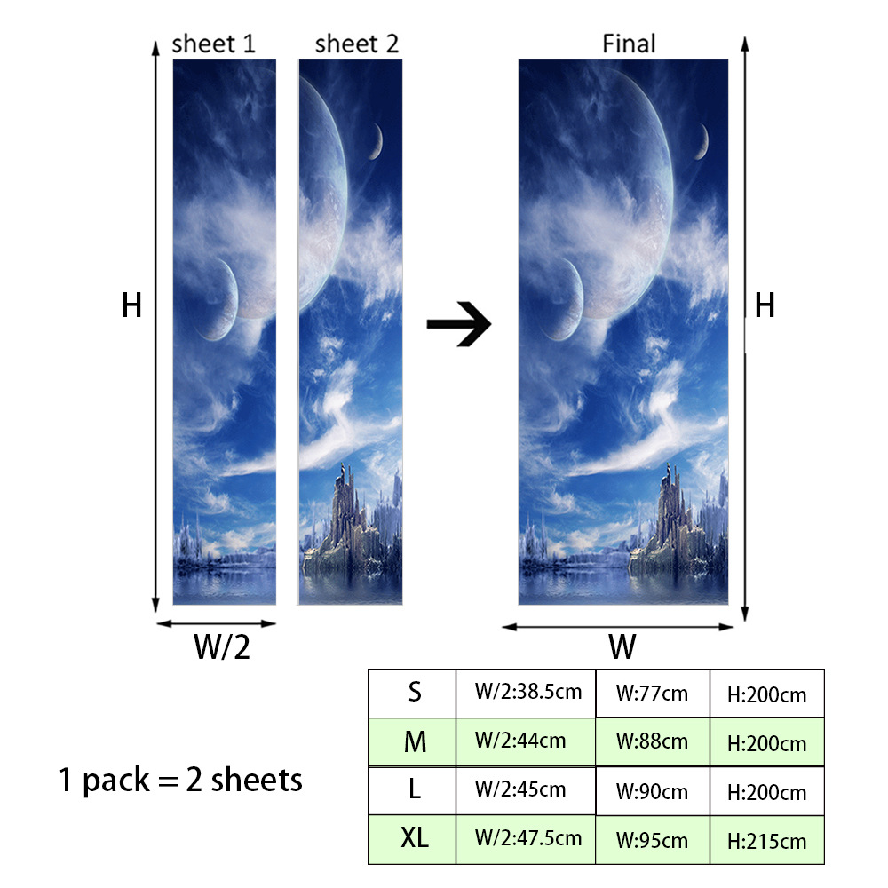 3D Decor Sticker Wallpaper Self-Adhensive PVC Star... – Grandado