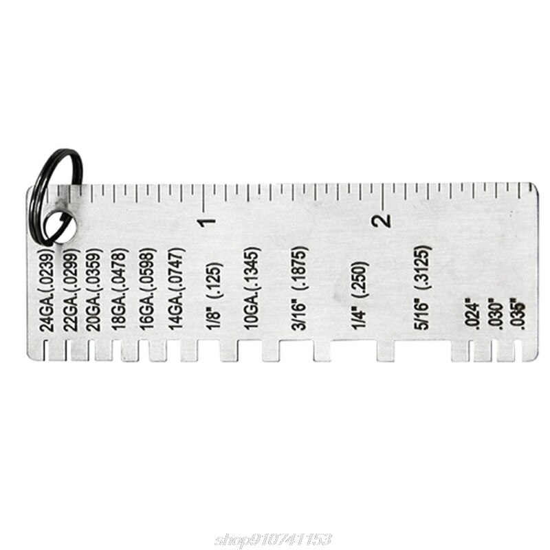 Stainless Steel Thickness Gauge Weld Inspection Ru... – Grandado