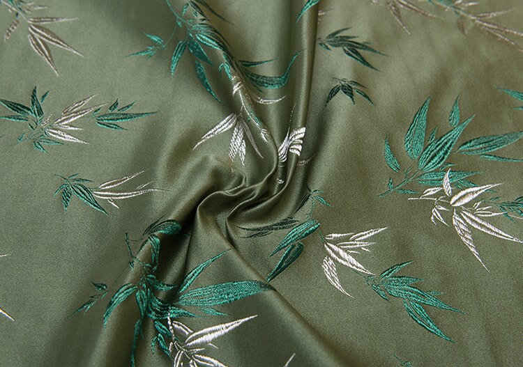 HLQON Japanese style Bamboo jacquard satin brocade... – Grandado