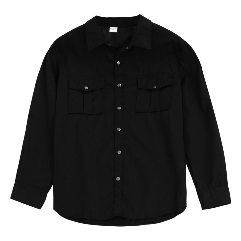 Lente Mannen Denim Shirt Mode Knop Casual Lange Mo... – Vicedeal