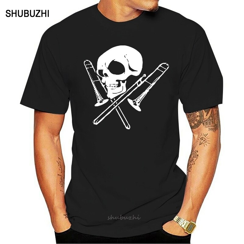 comfortable Brand Men Skull And Trombone 3D Printe... – Vicedeal