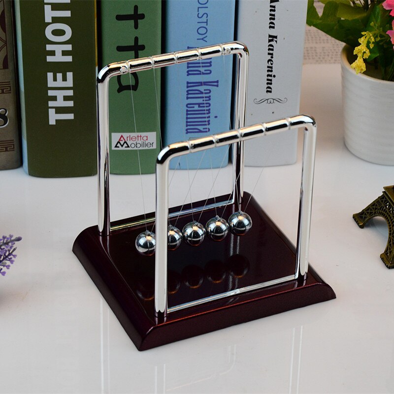 Medium Size Newton's Smart Cradle Balance Steel Ba... – Grandado