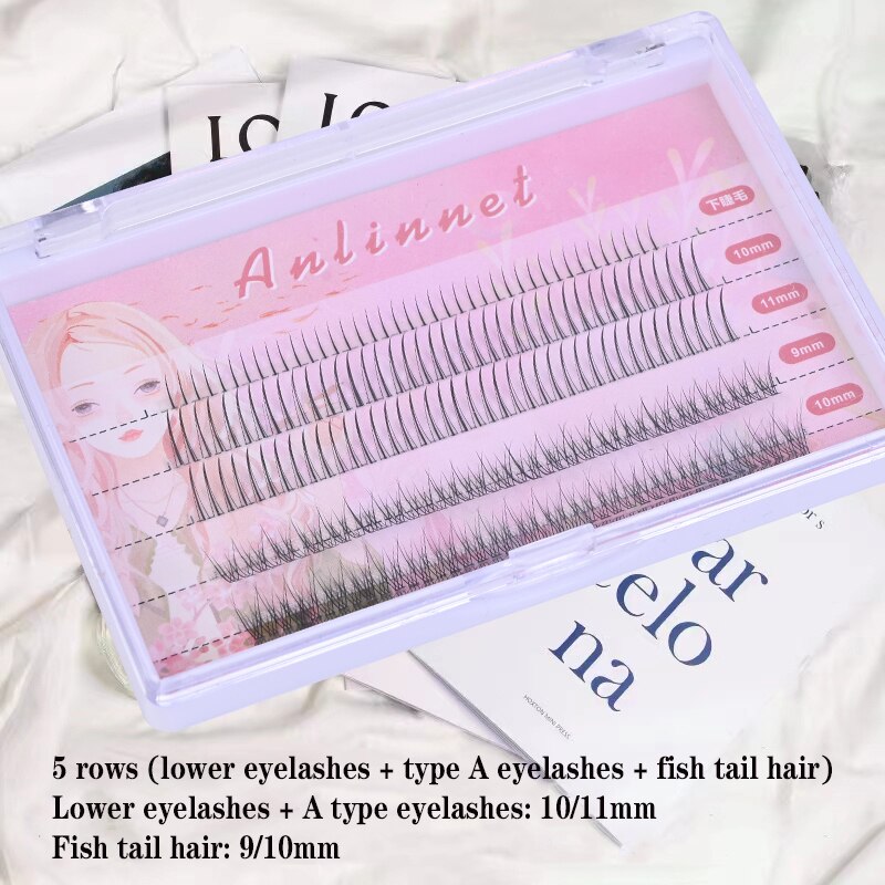 Sandwich Eyelashes Makeup Personal Eyelashes Clust... – Vicedeal