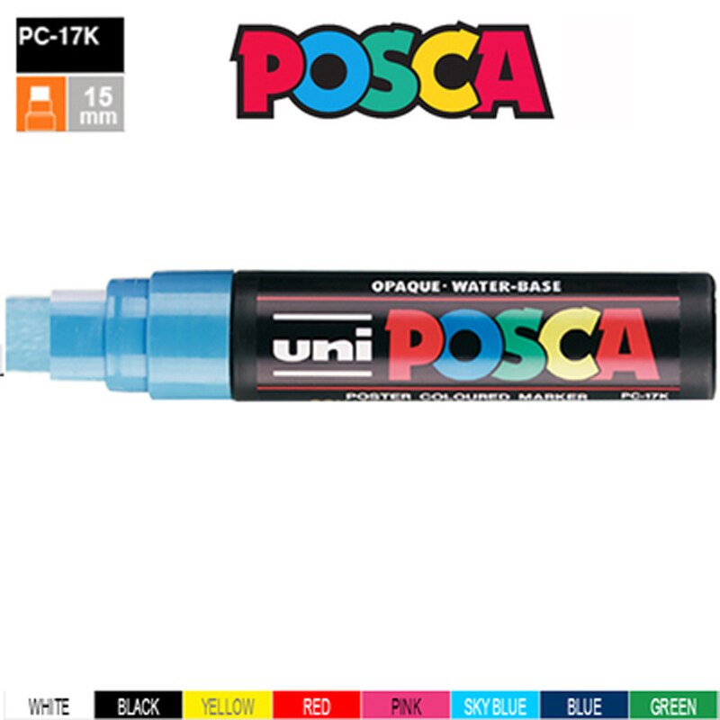 Uni Posca PC-17K Paint Marker Pen-Extra Broad Tip-... – Grandado