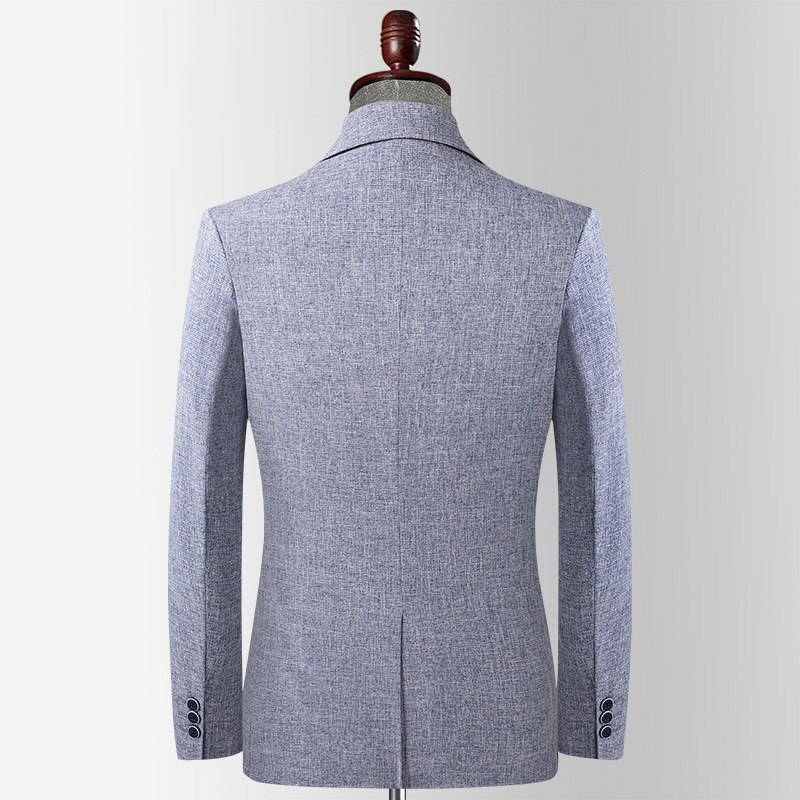 Schinteon Mannen Lente Zomer Dunne Linnen Blazer J... – Vicedeal