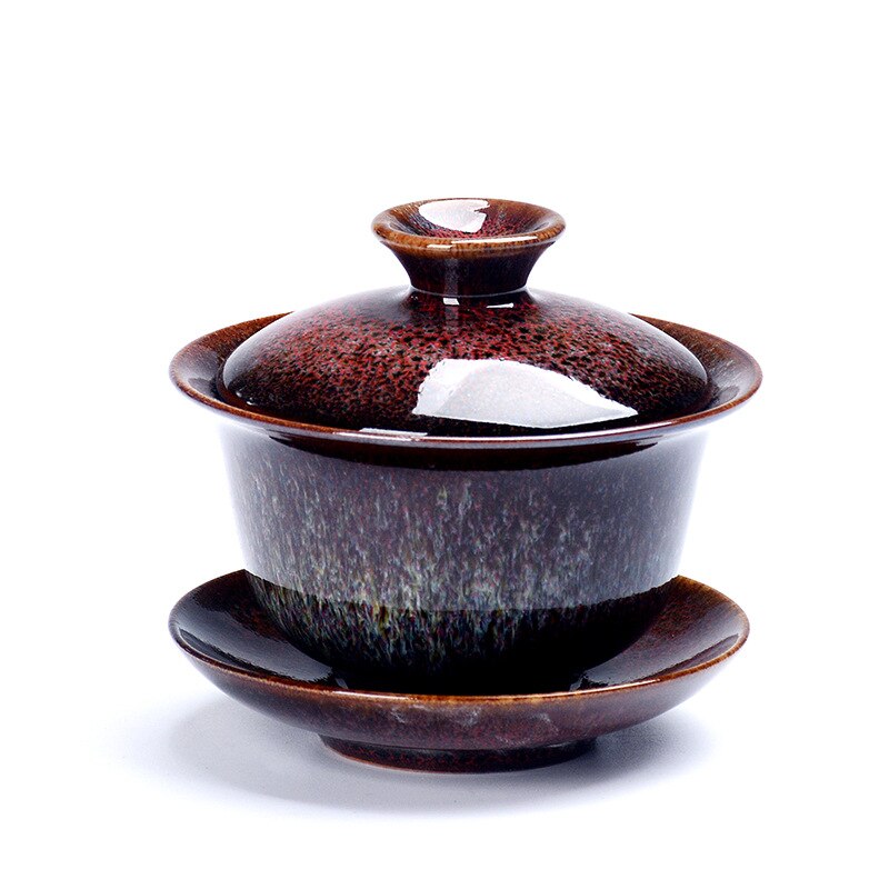 Celadon porcelæn gaiwan kina tekopper knitre glasu... – Grandado