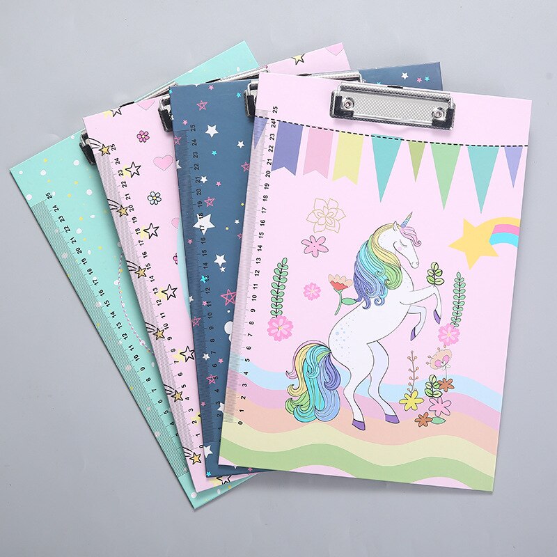 1Pc A4 Cartoon Papier Klembord Bill Clip Mat Schri... – Grandado