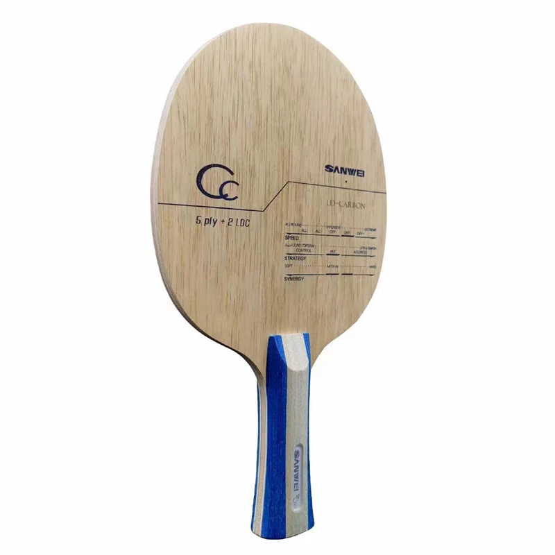 Original SANWEI CC Table Tennis Blade 5 Wood + 2 C... – Grandado