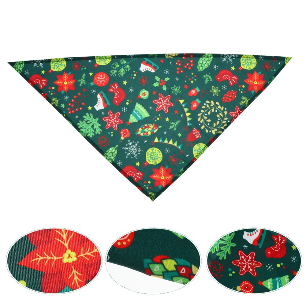 2pcs Christmas Triangular Dog Bib Pet Scarf Handke... – Grandado