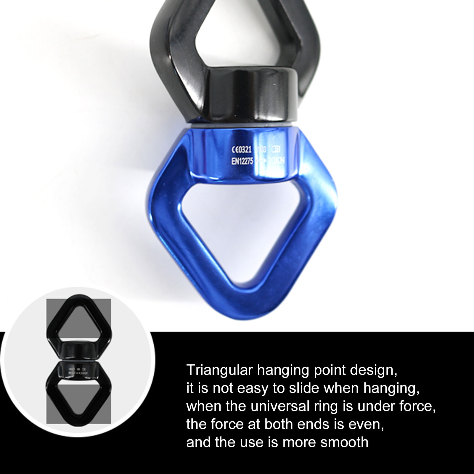 30KN Rotational Device Rope Swivel for Aerial Silk... – Grandado