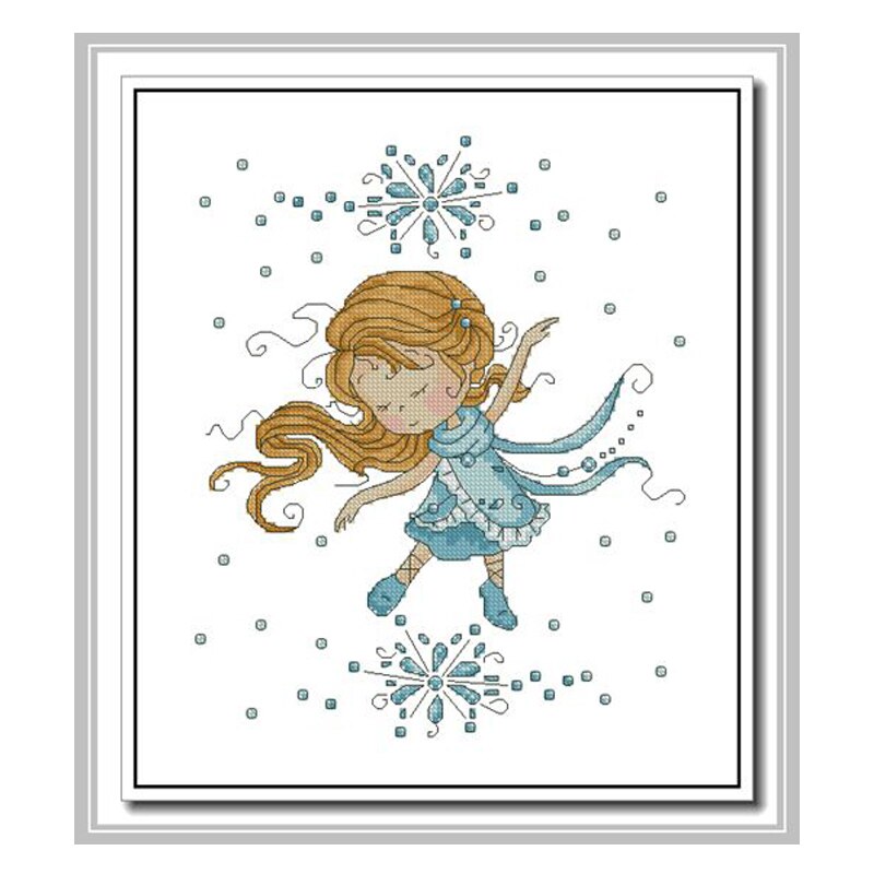 Gold Collection Counted Cross Stitch Kit Snowflake... – Grandado