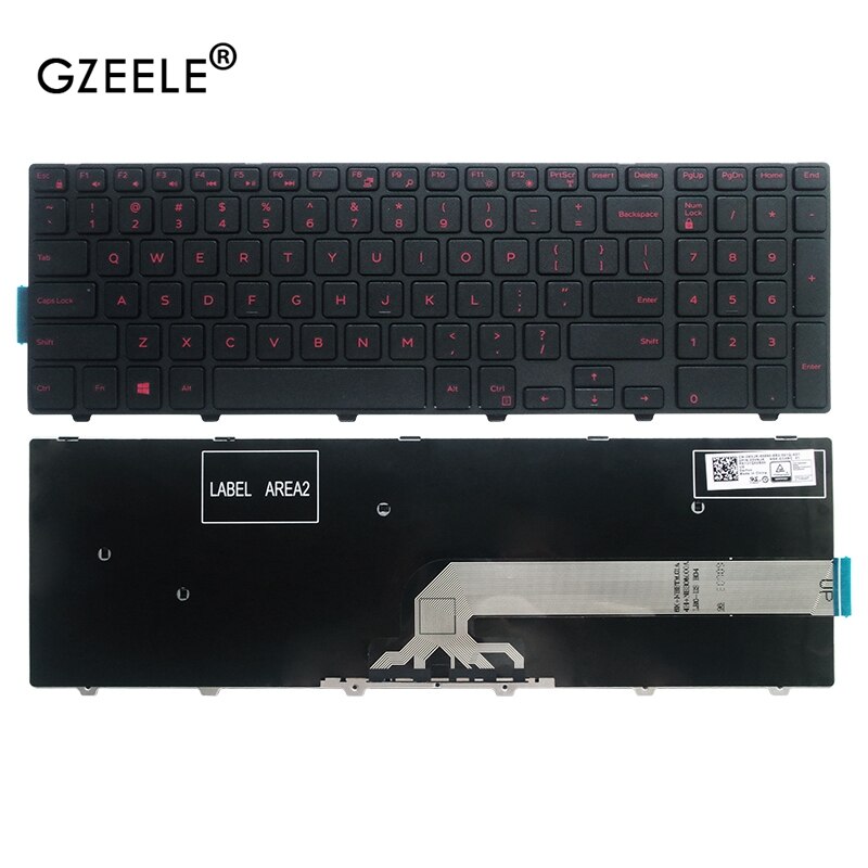 US laptop Keyboard FOR DELL Inspiron 15-5000 Serie... – Grandado