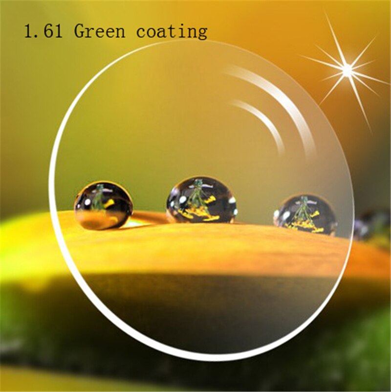 1.61 green coating Custom Myopia glasses Prescript... – Vicedeal