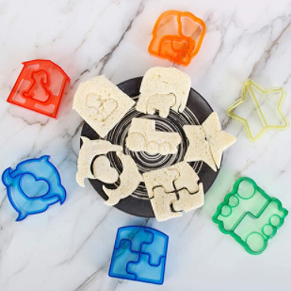 12 stk brød cookie sandwich cutters frokost diy ma... – Grandado