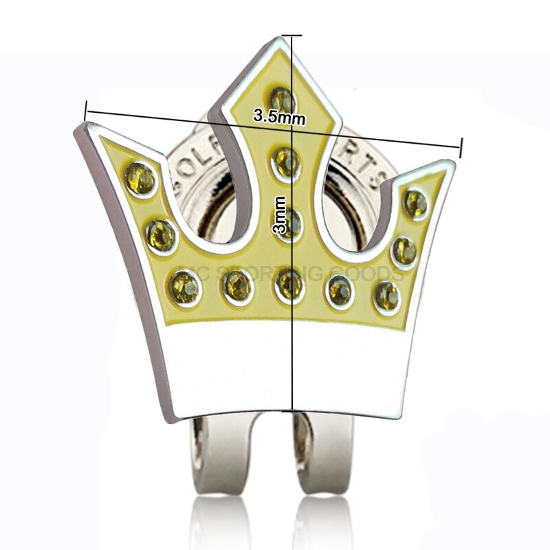 GOG-marcador de pelota de Golf, corona con tapa ma... – Grandado