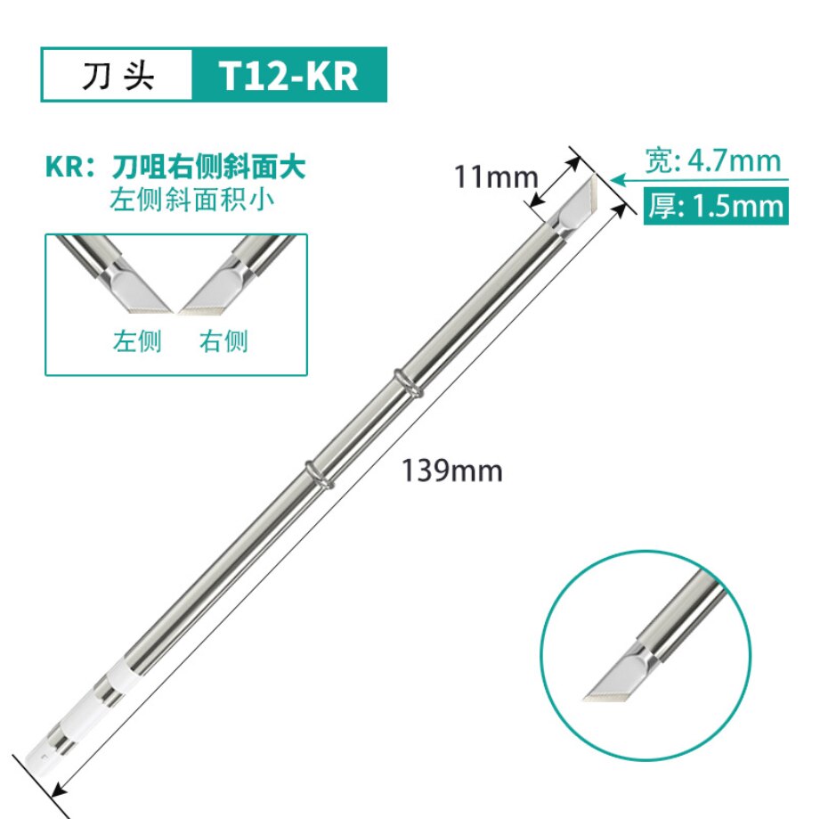 Puntas de soldador serie T12 K, T12-KL KF KR KU, p... – Grandado