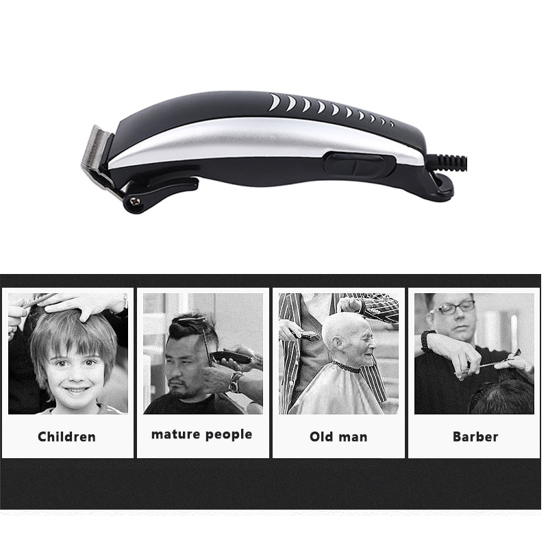 Pro Hair Clippers Men's Basic Barber Set Mains Tri... – Vicedeal