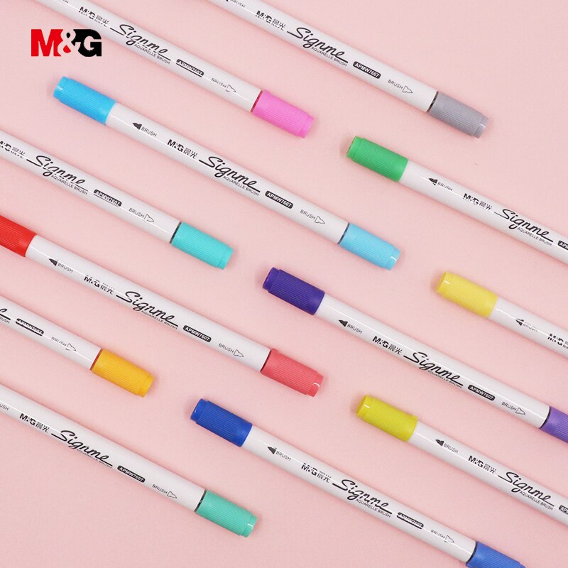 M&G two head watercolor brush marker pens for ... – Grandado