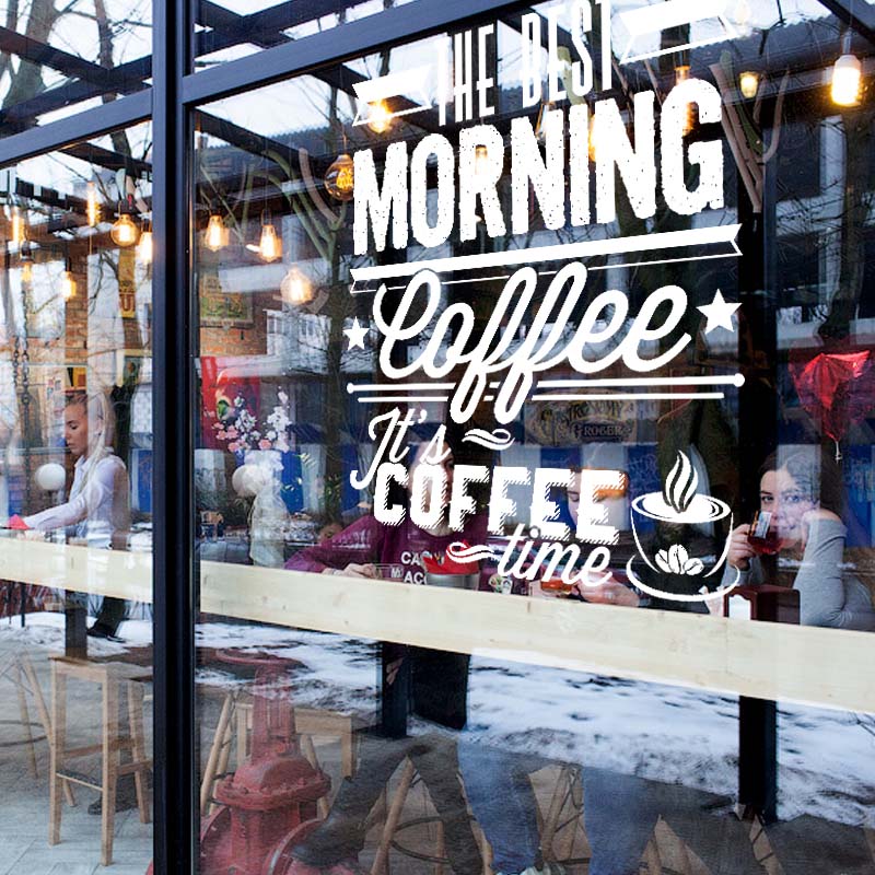 Coffee Shop Sign Goods Premium Goods Logo Cafe Dec... – Vicedeal