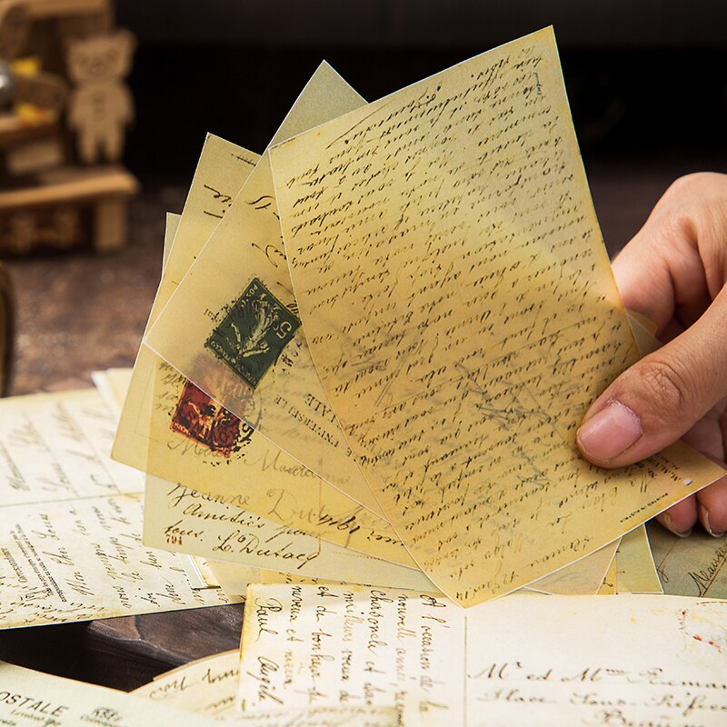 16 Stks/pak Vintage Krant Letters Velijn Papier Pa... – Vicedeal