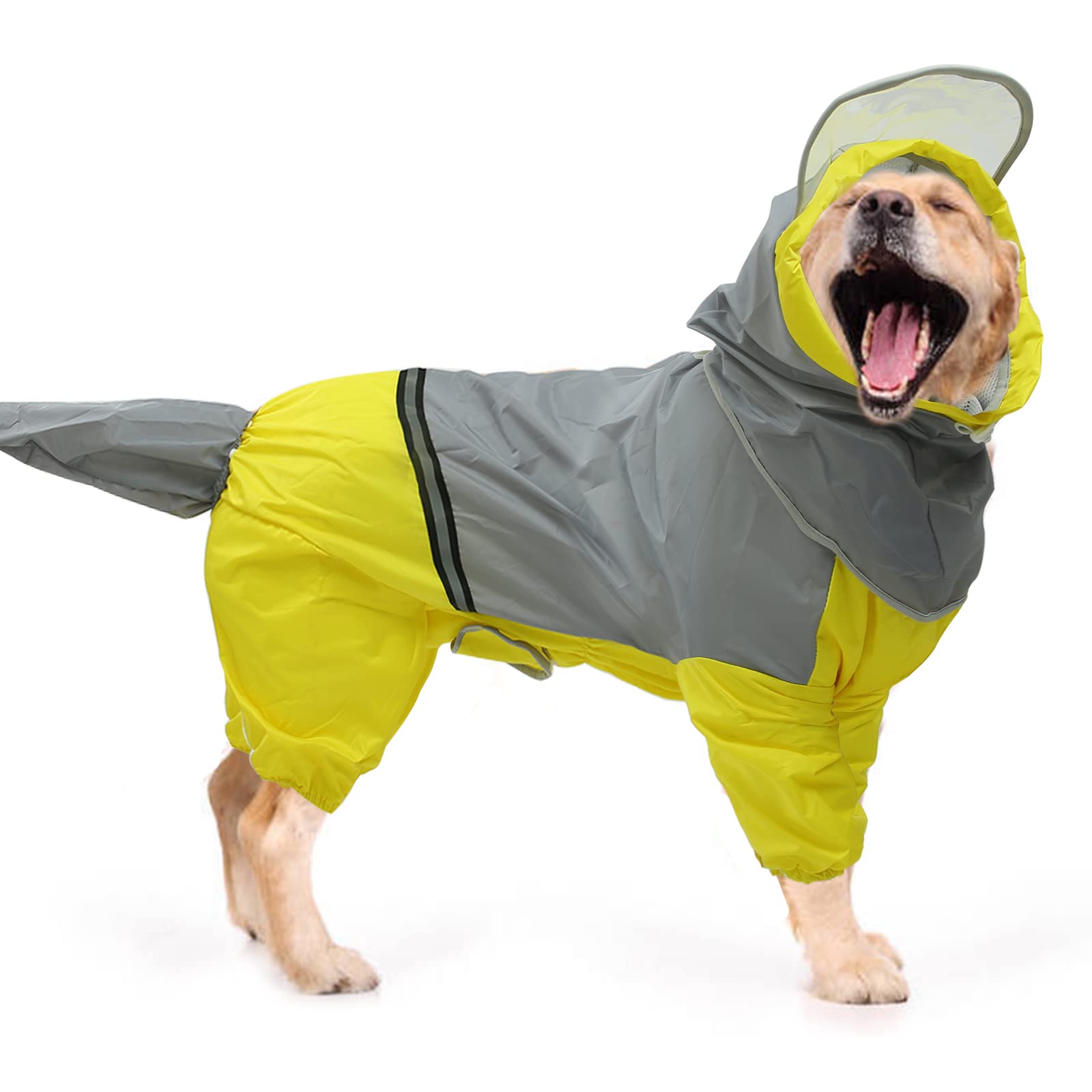 Dog Raincoat Full Body Coverage Rain Jacket Waterp... – Grandado