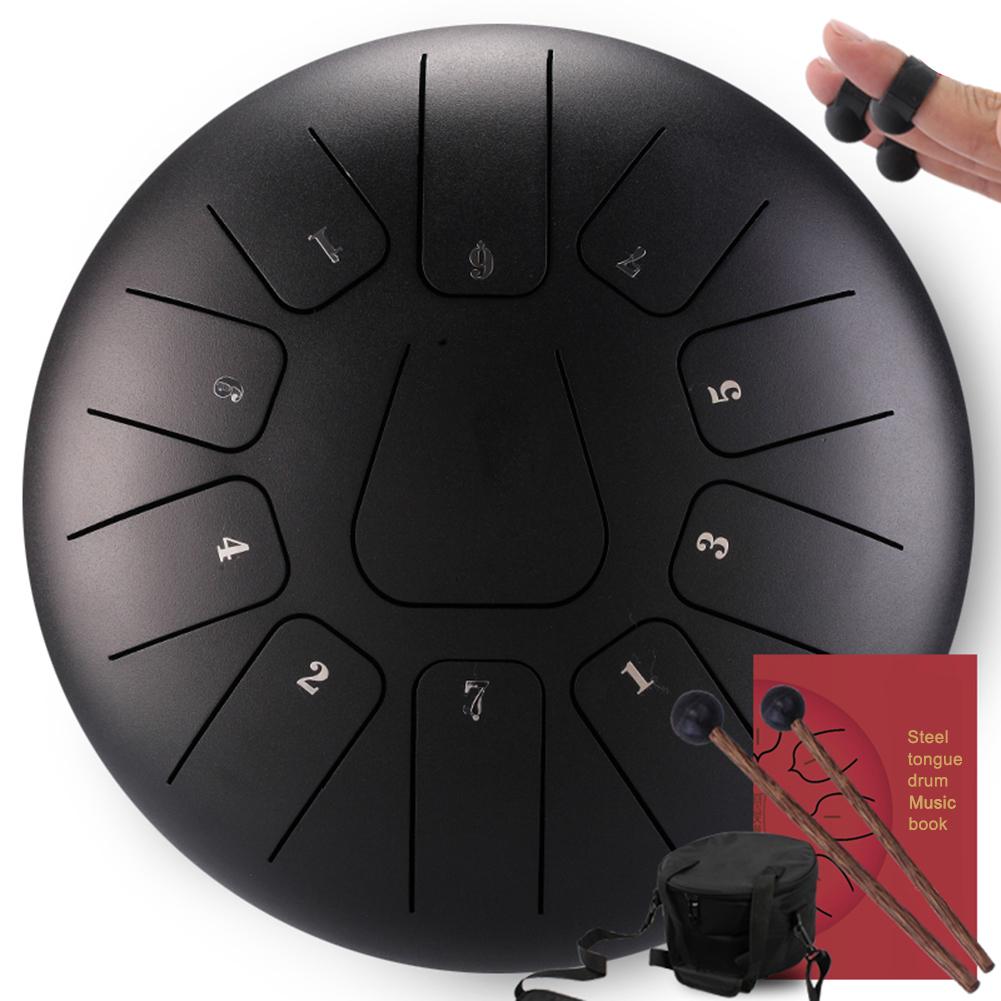 Tong Drum 10 Inch 11 Notities Staal Tong Drum Hand... – Grandado