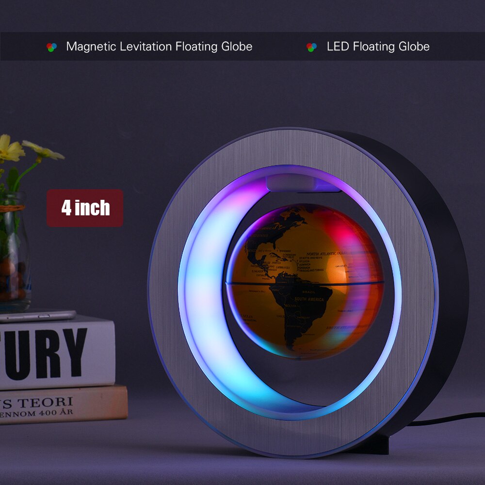 4 Inch Magnetic Levitation Floating Earth Globe Wo... – Grandado