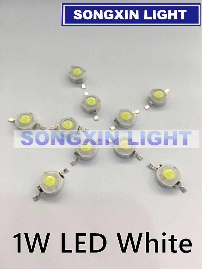 200pcs CREE Real enough 1W white High Power LED la... – Grandado