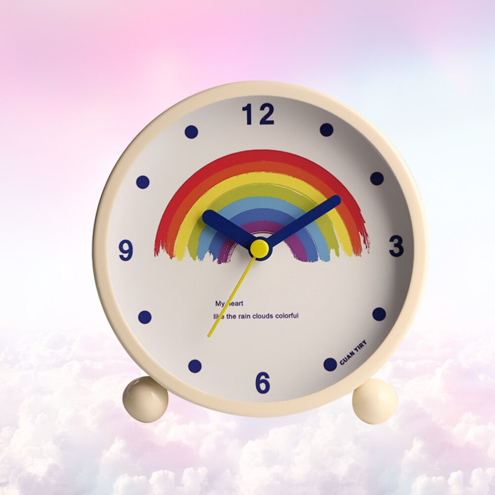 1pc Metal Alarm Clock Mute Night Light Digital Bed... – Vicedeal
