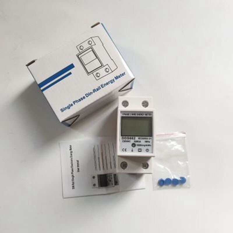 Electricity Power Energy Meter 1 Phase 2 Wire Ener... – Grandado