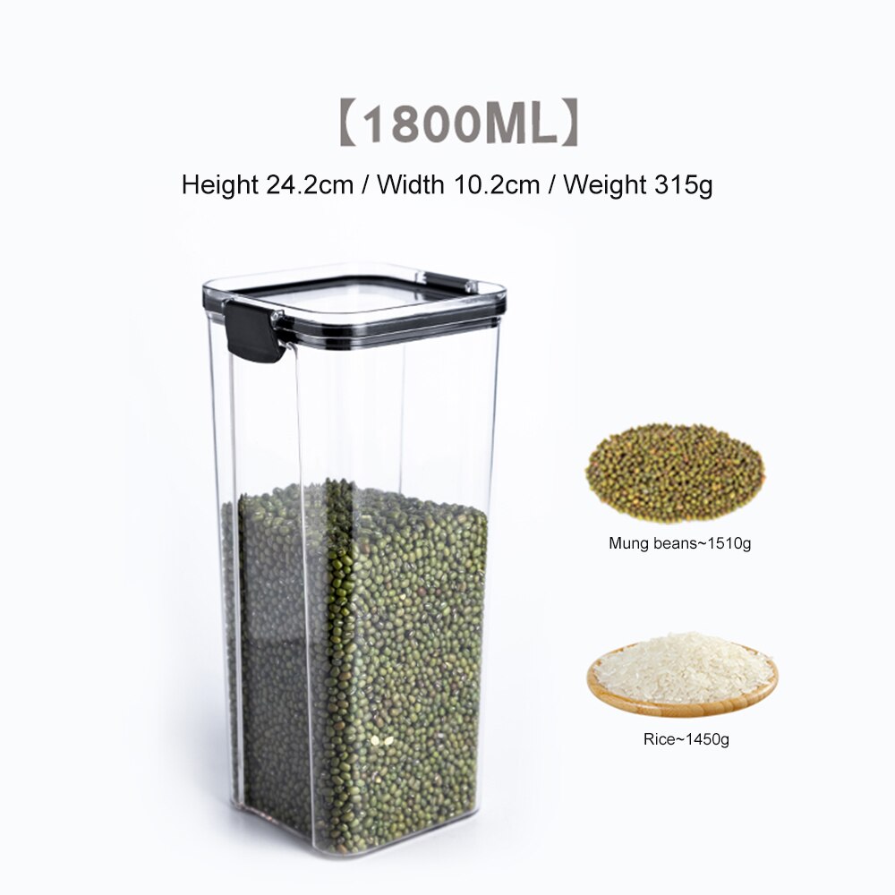 Opslag Container Tpr Plastic Keuken Voedsel Contai... – Grandado