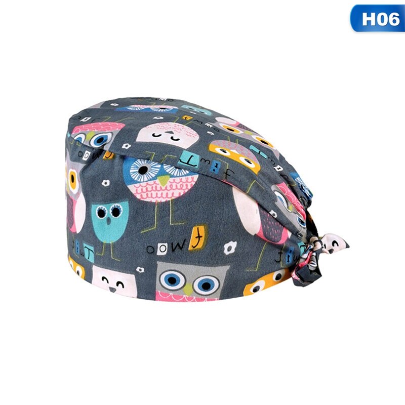 Unisex Surgical Cap Doctor Nurse Cotton Bouffant C... – Vicedeal