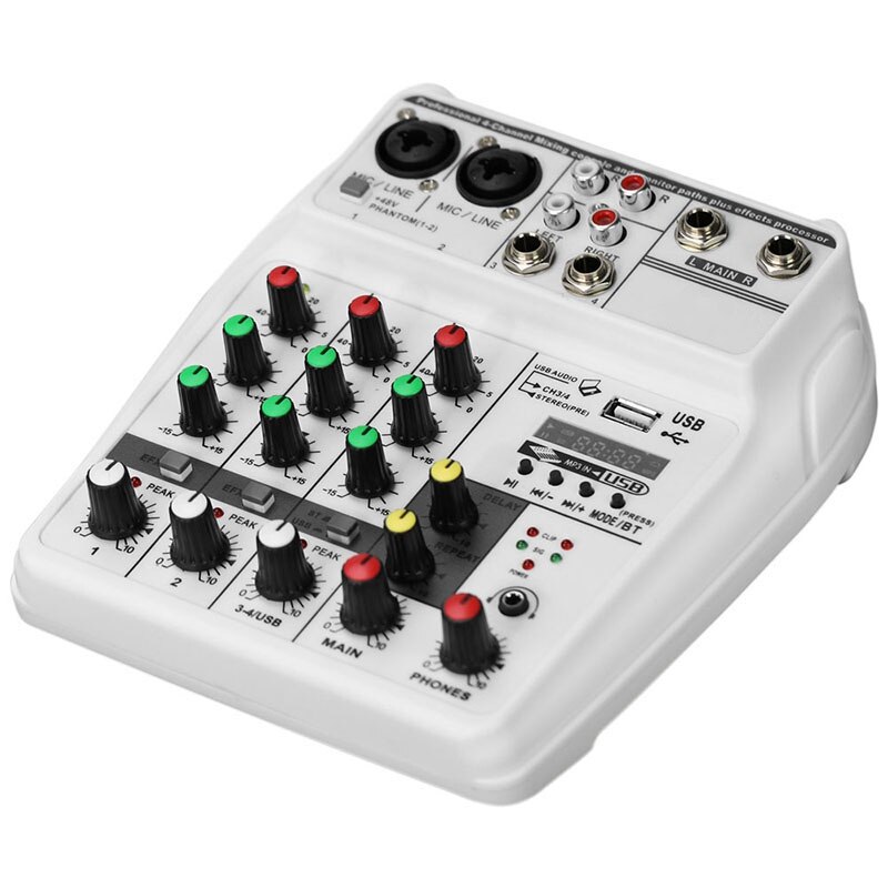 Sound Card Mixing Console Digital 4 Channels Bluet... – Vicedeal
