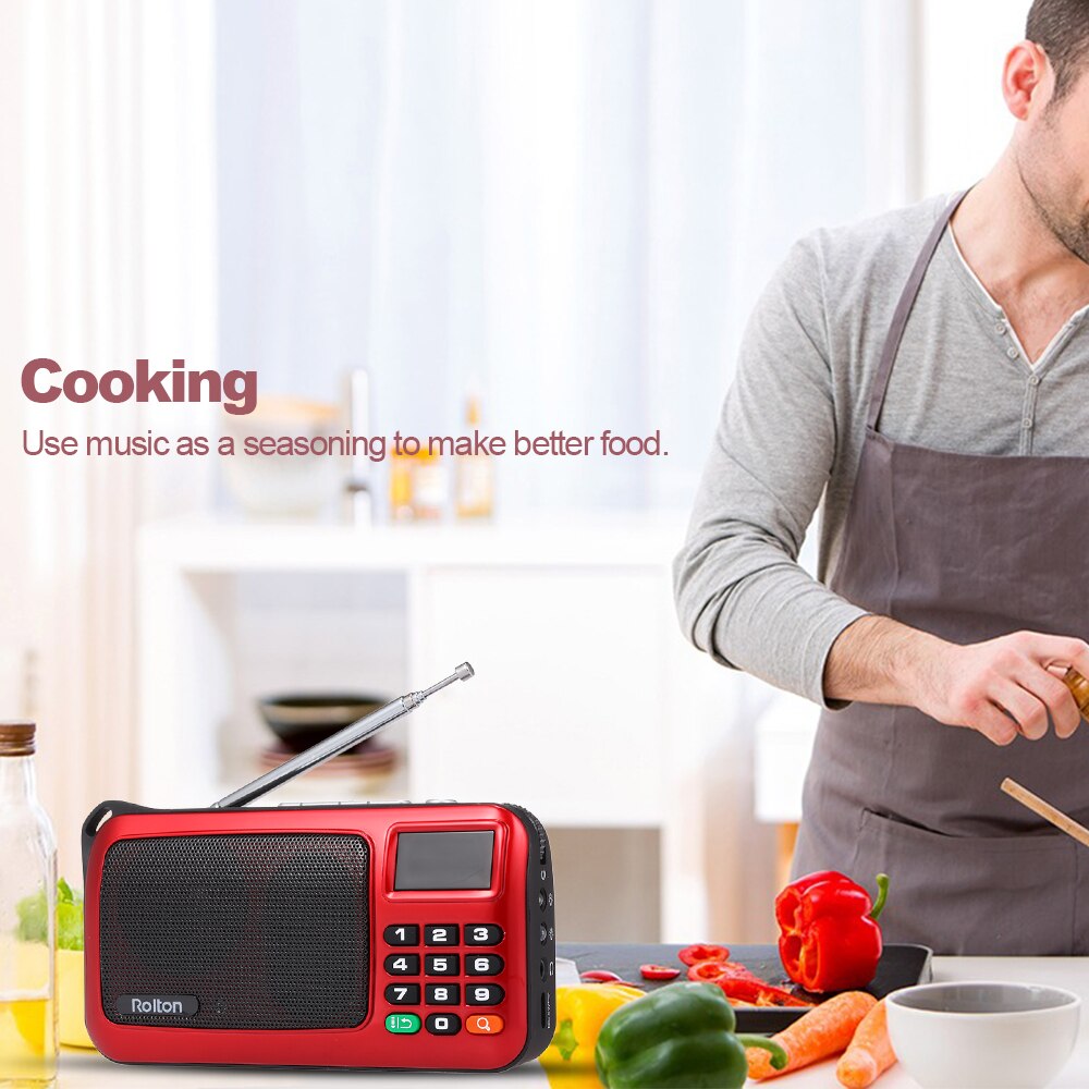 Rolton radio FM Digital Radio Portable USB Wired C... – Grandado