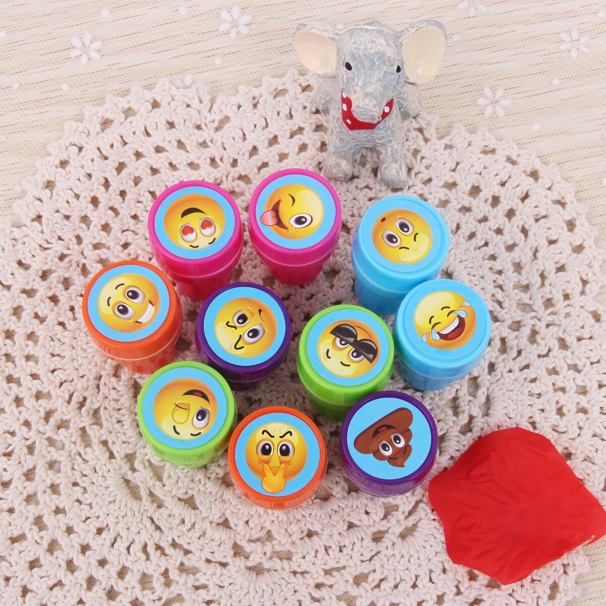 10PCS Expression Digital Set Child Seal Toy Plasti... – Grandado