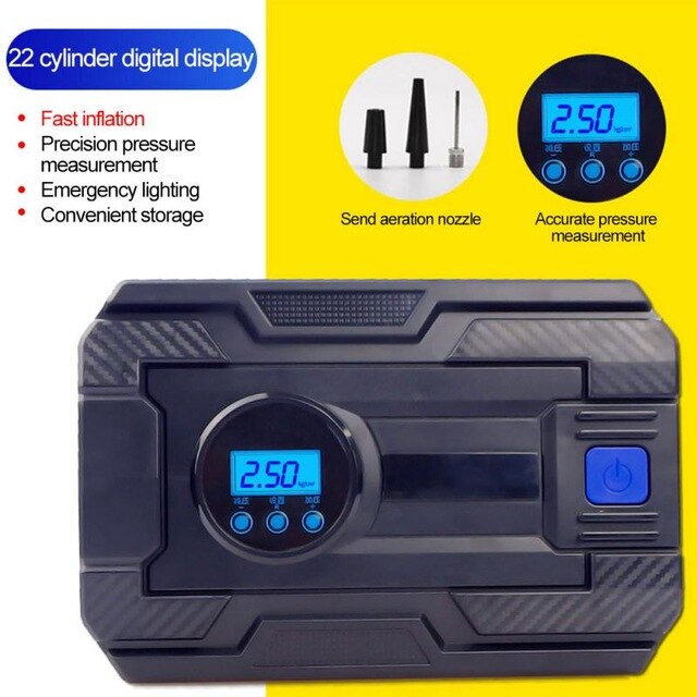 12V Dc Digitale Display Met Led Draagbare Luchtcom... – Grandado