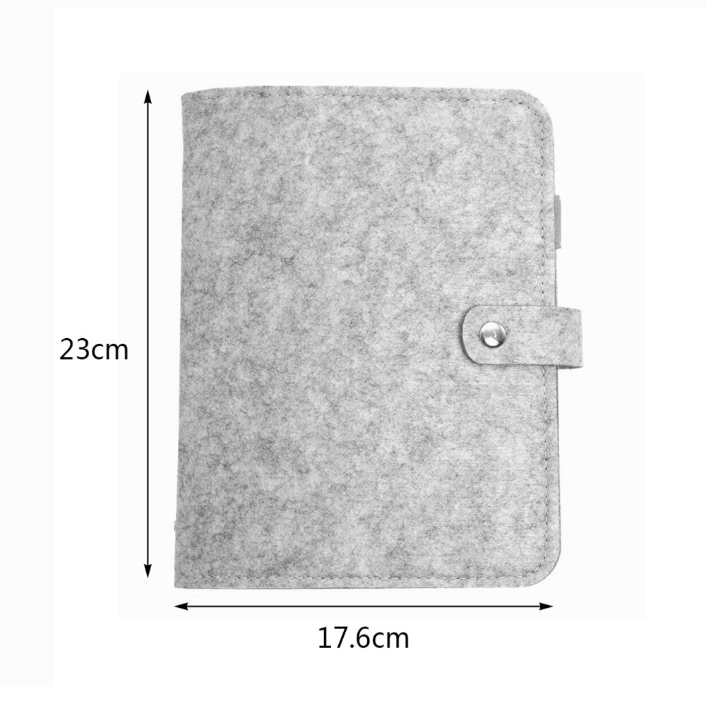 Planner Agenda Binder Loose Leaf Diary Felt Planne... – Vicedeal