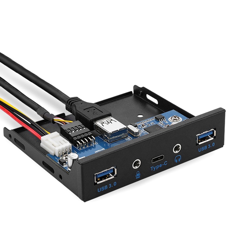 5-Port USB Hub Splitter USB3.0 Front Panel Hd Audi... – Grandado