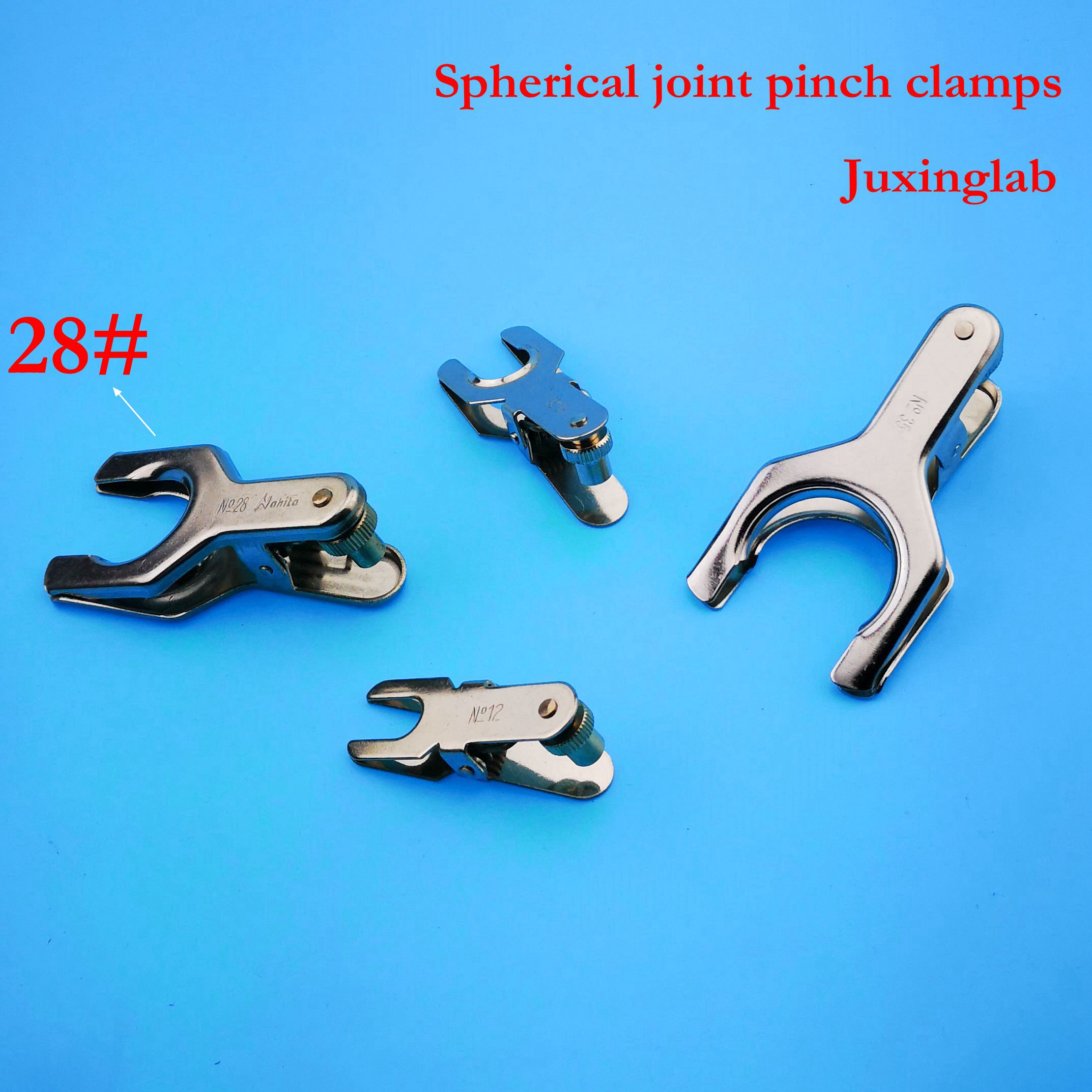 Laboratory spherical joint pinch clamps 28# spring... – Grandado