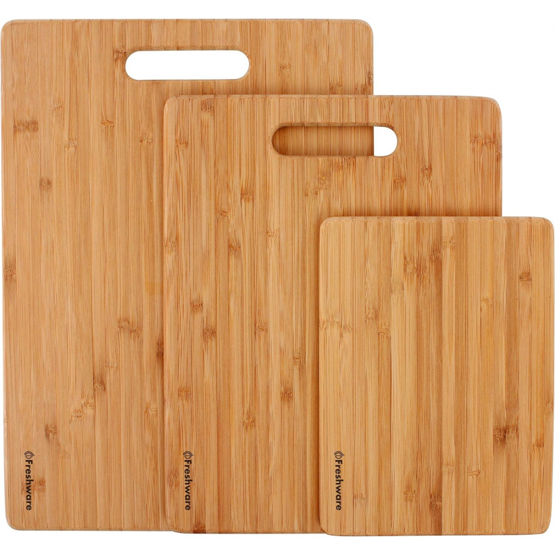Bamboo Cutting Boards for Kitchen [Set of 3] Wood ... – Grandado