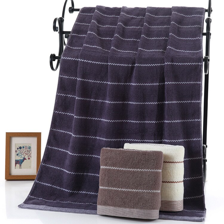 Adult bath towel wave pattern thickening Beach tow... – Vicedeal