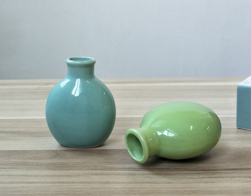 Nordic ins Morandi color ceramic vase living room ... – Grandado