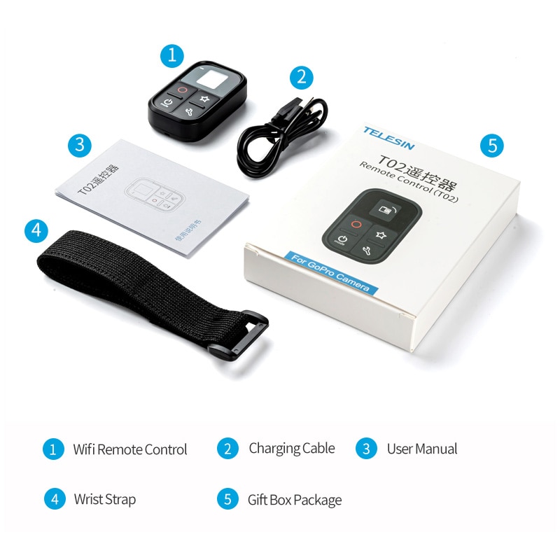 Waterproof WIFI Smart Remote Control For Gopro Her... – Grandado