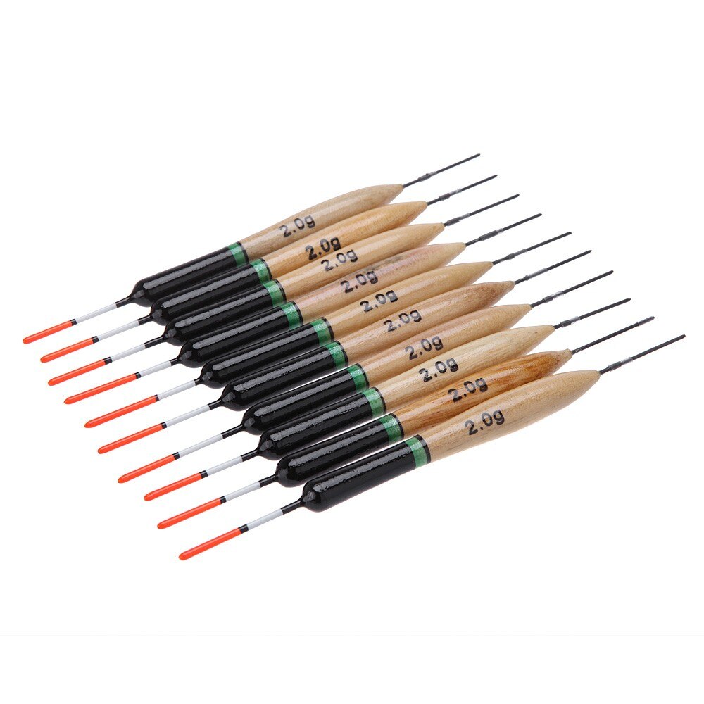 10Pcs 2g Fishing Floats Bobbers Paulownia Wood Fis... – Grandado