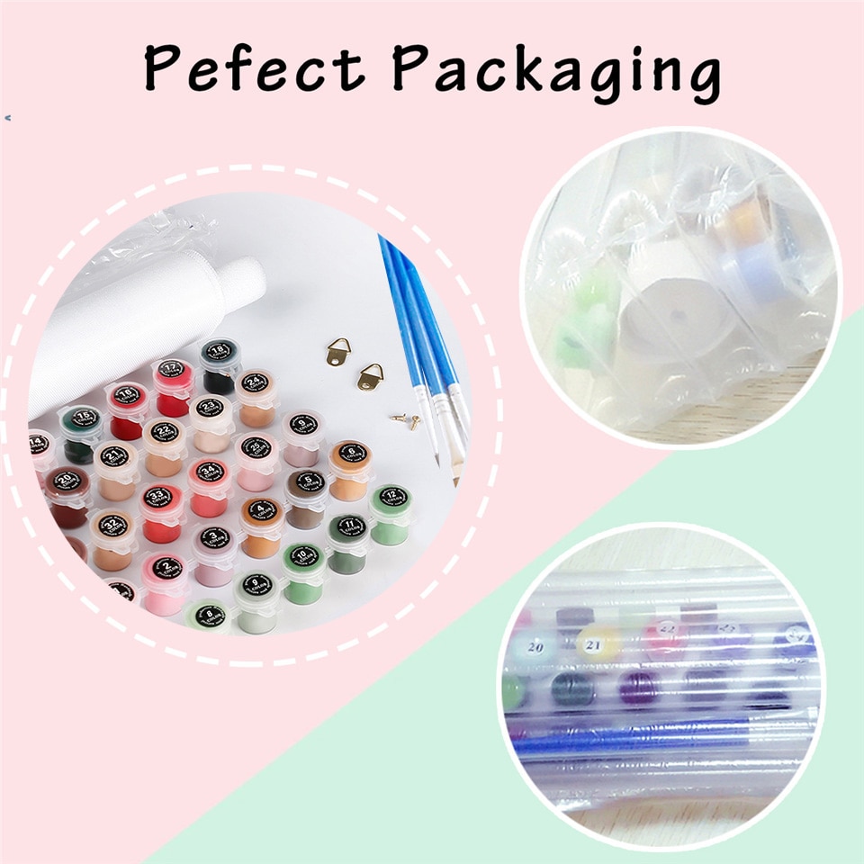 AZQSD-pintura por números de tiburón, arte pintado... – Vicedeal