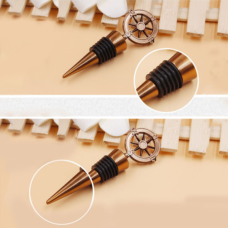 Unique Compass Wine Stopper Cocktail Bar Accessori... – Grandado