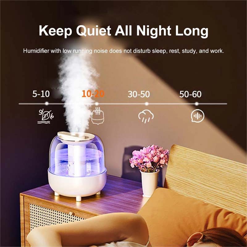 Large Capacity 4L Aromatic Humidifier Ultrasonic H... – Vicedeal